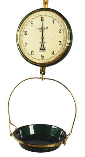 Antique Chatillon Hanging Scale.