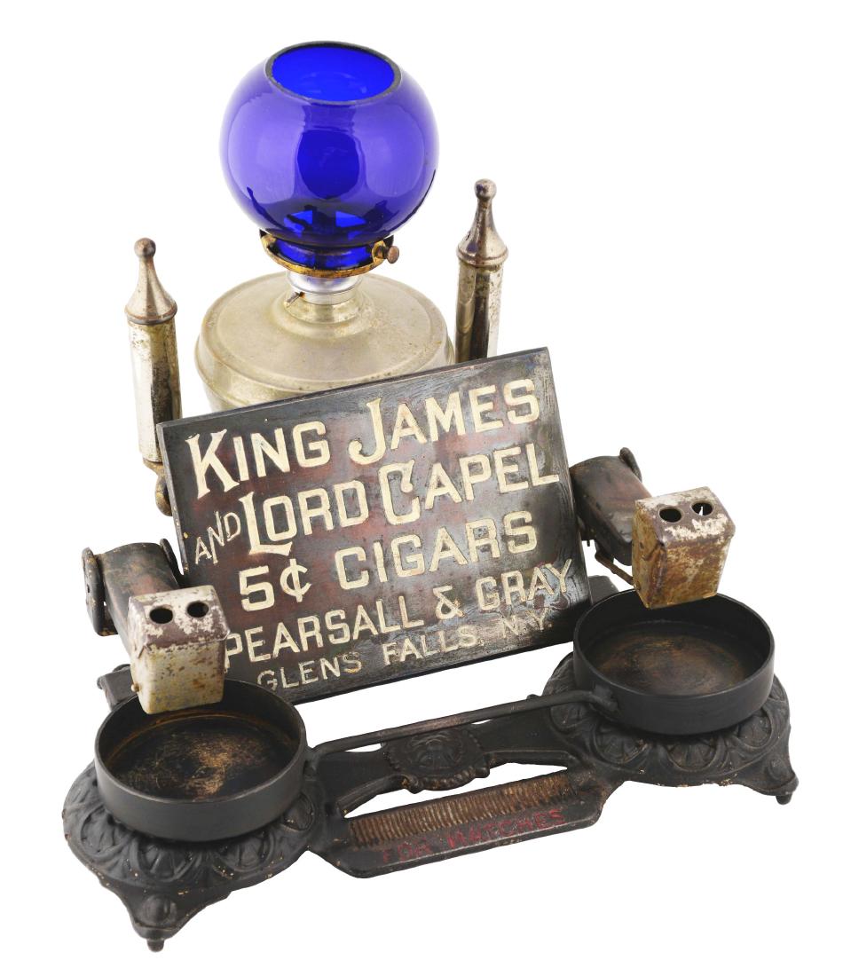 King James & Lord Capel Cigars Double Cutter & Lighter.