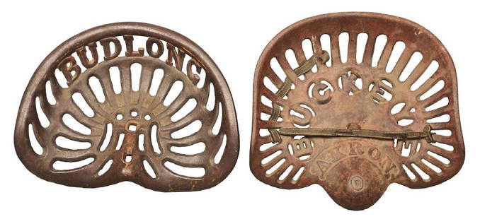 Cast Iron Implement Seats (3), South Bend Chilled Plow