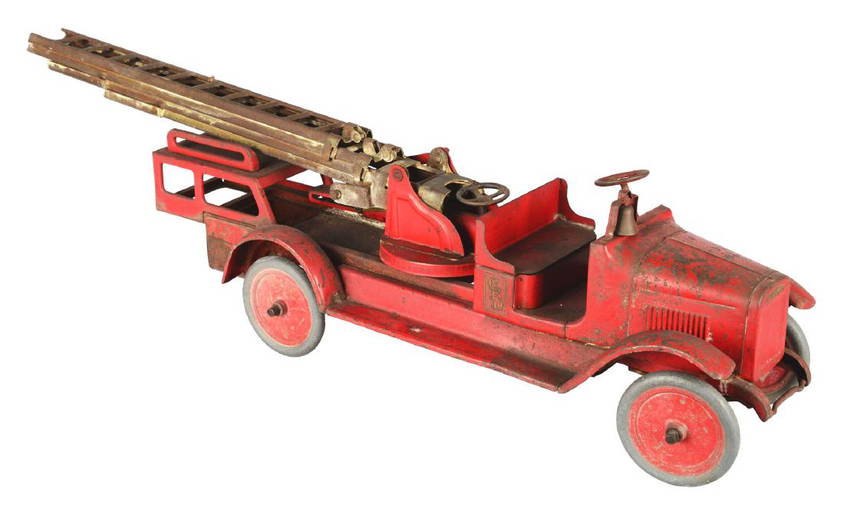 Pressed Steel Buddy L Ladder Truck.