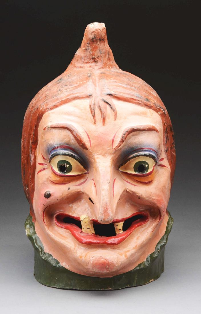 Impressive German Witch Helmet Mask.