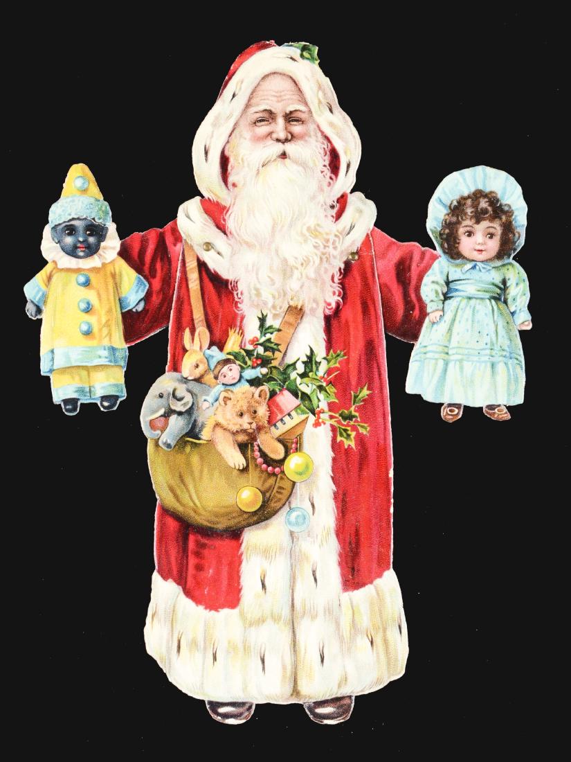 Raphael Tuck & Sons Jointed Paper Santa Claus