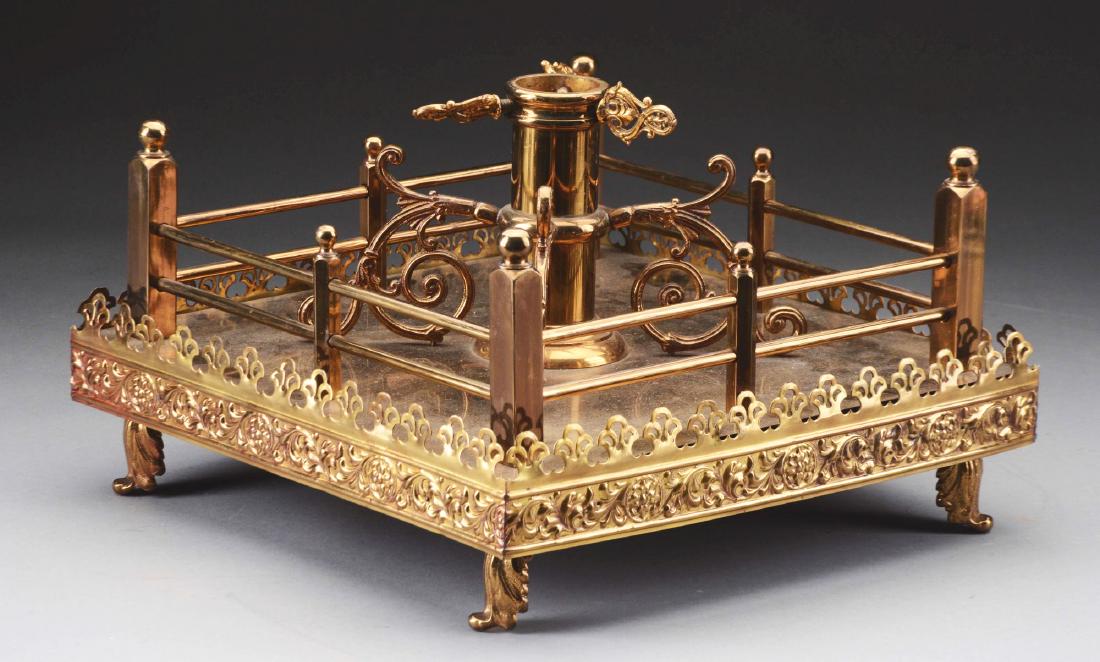 Fancy Brass Tree Stand.