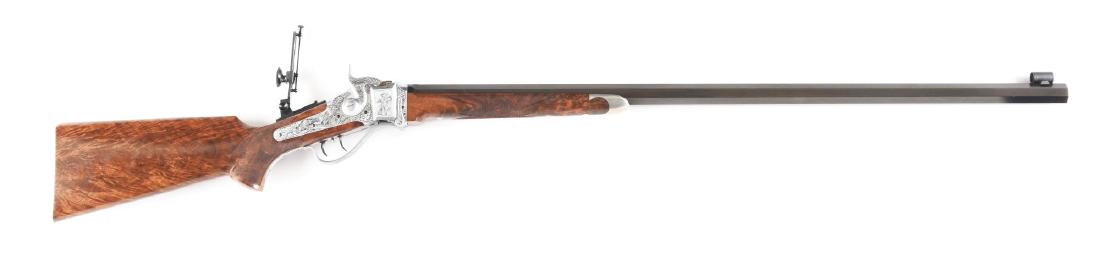 (M) Shiloh Sharps Model 1874 Long Range Buffalo Rifle