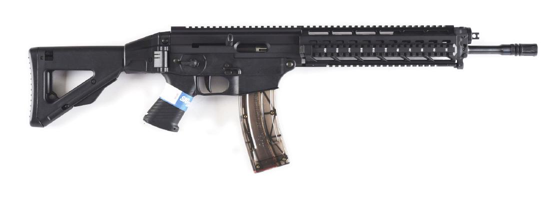 (M) Cased Sig Sauer 522 Semi-Automatic Rifle.