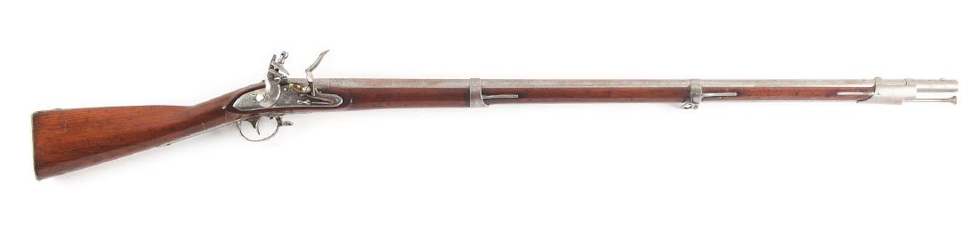 (A) Springfield Model 1816 Flintlock Musket Dated 1825.