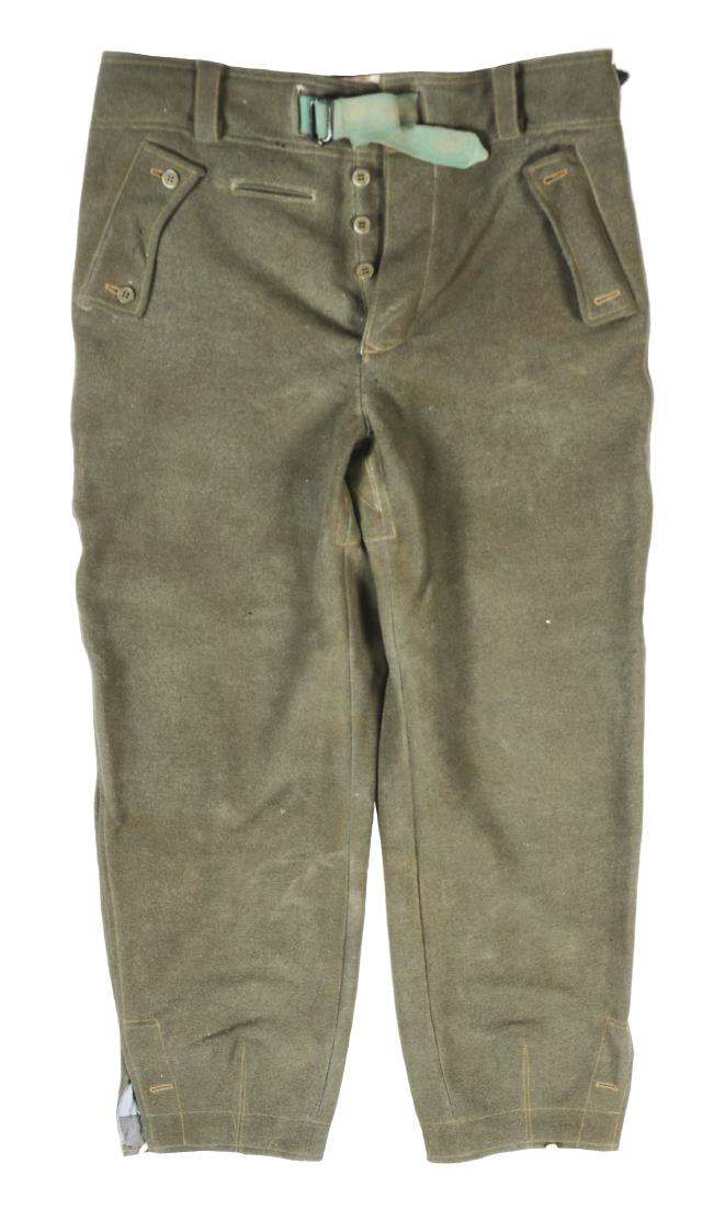 German WWII Waffen SS Assault Gun Trousers.