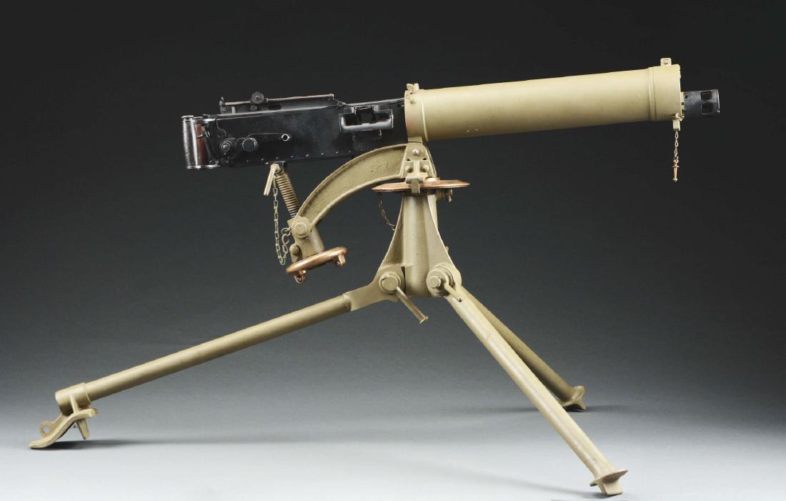 Demilled Vickers Smooth Jacket Dummy Machine Gun with