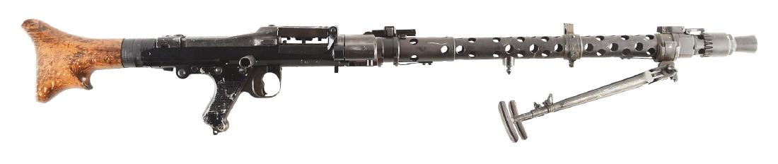 Demilled German WW2 MG-34 Machine Gun Display Gun