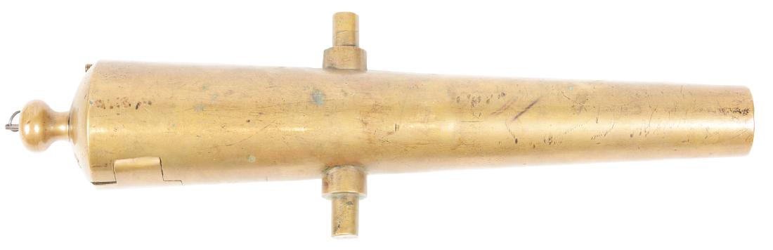 Heavy Antique Bronze Breech Loading Signal Cannon Circa