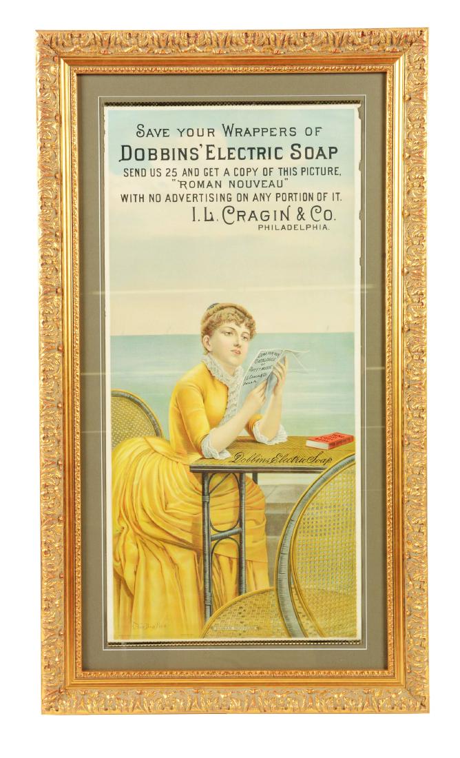Dobbin's Electric Soap Advertising Poster.