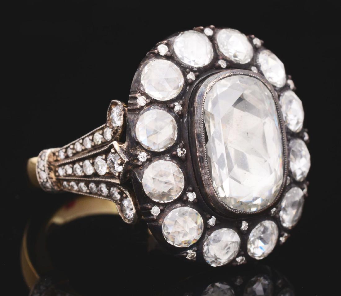 Norman Covan 5.95cts Diamond Ring With Box And