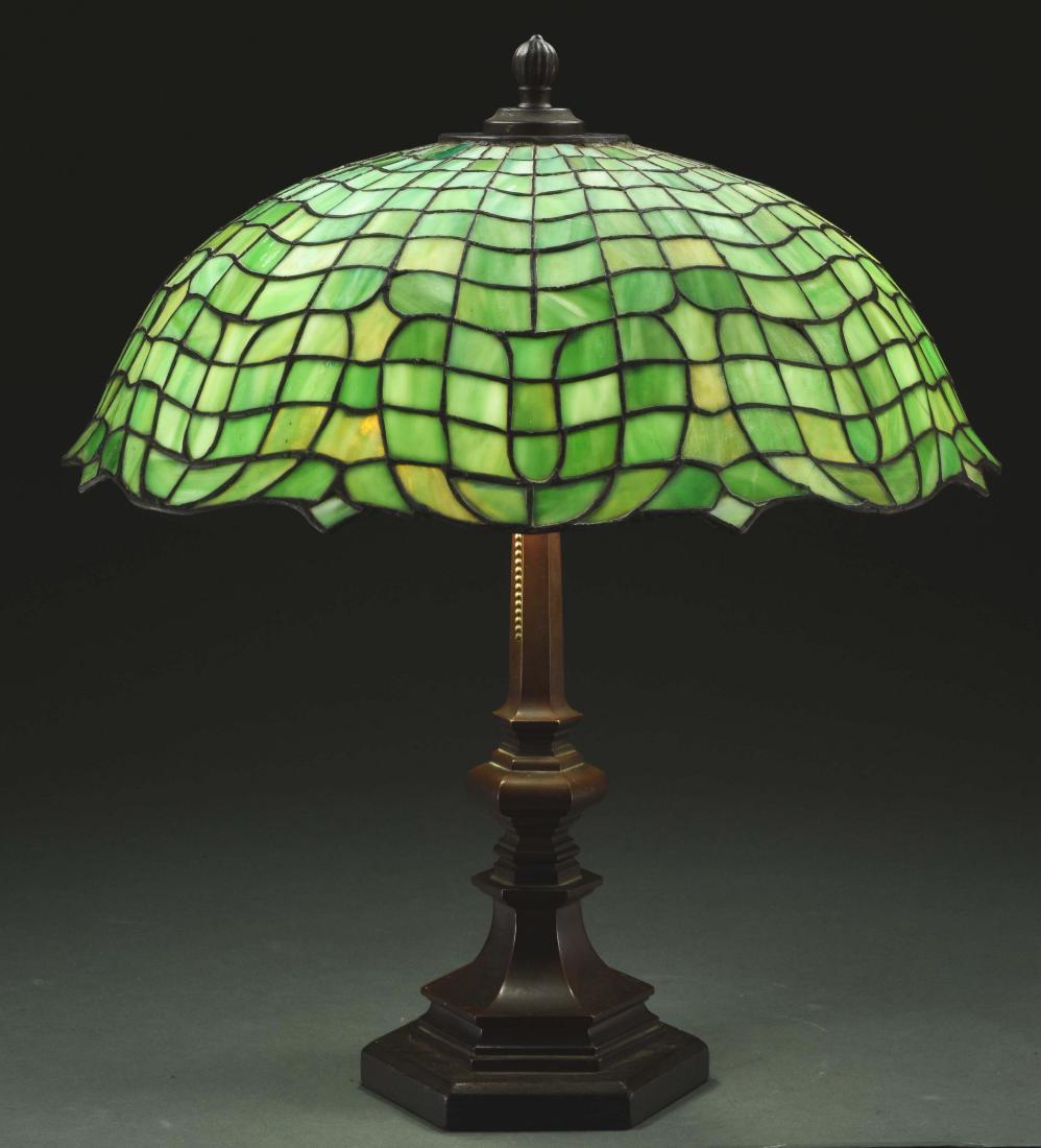 Gorham Geometric Leaded Lamp.