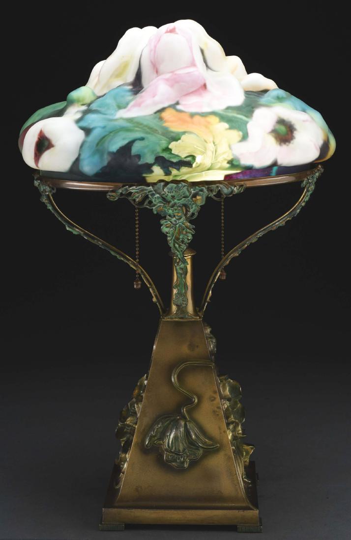 Pairpoint Puffy Poppy Table Lamp.