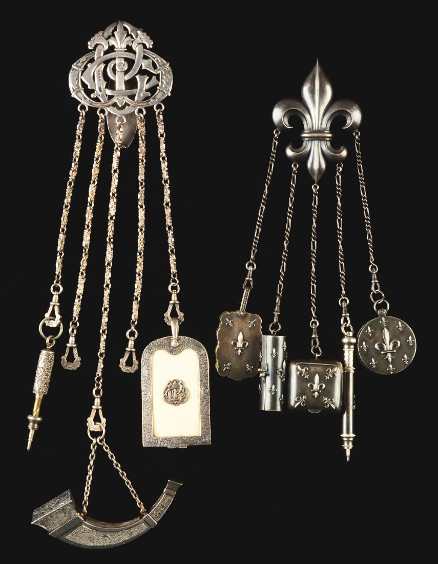 Lot Of 2: Chatelaines.