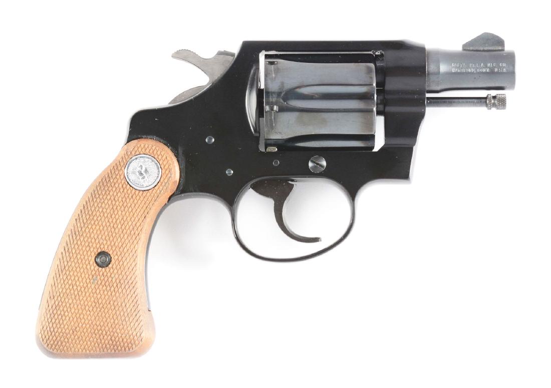 (C) Prime Colt Cobra Double Action Snub Nose Revolver.