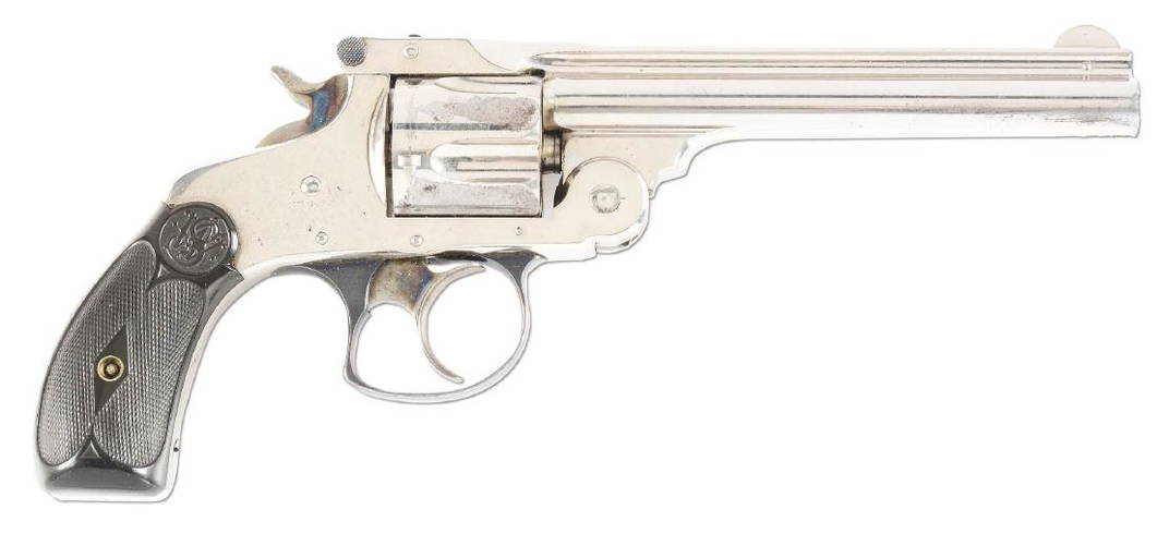 (a) Antique Smith And Wesson 38 Double Action Revolver