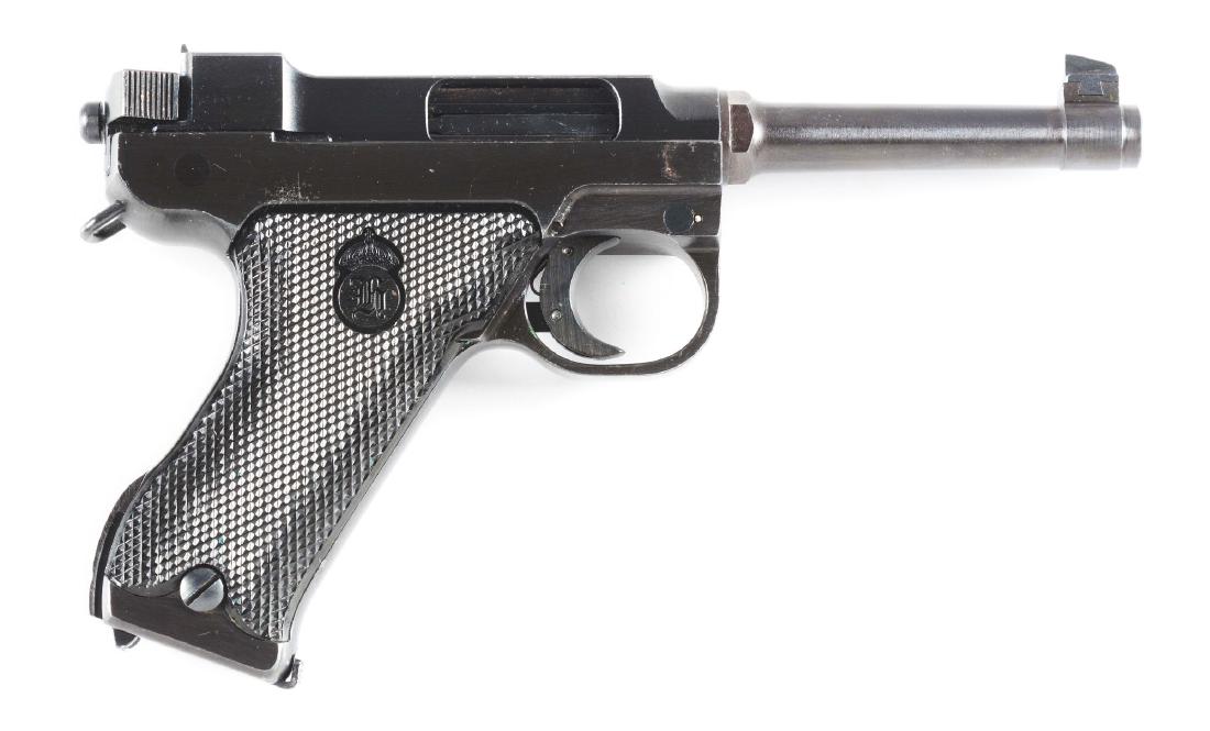 (C) Swedish Husqvarna M40 Lahti Semi-Automatic Pistol