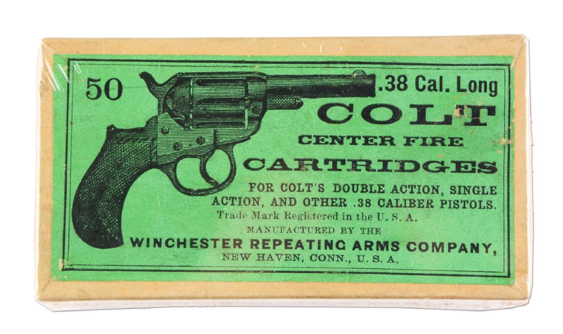 Winchester Picture Box of .38 Long Colt Center Fire