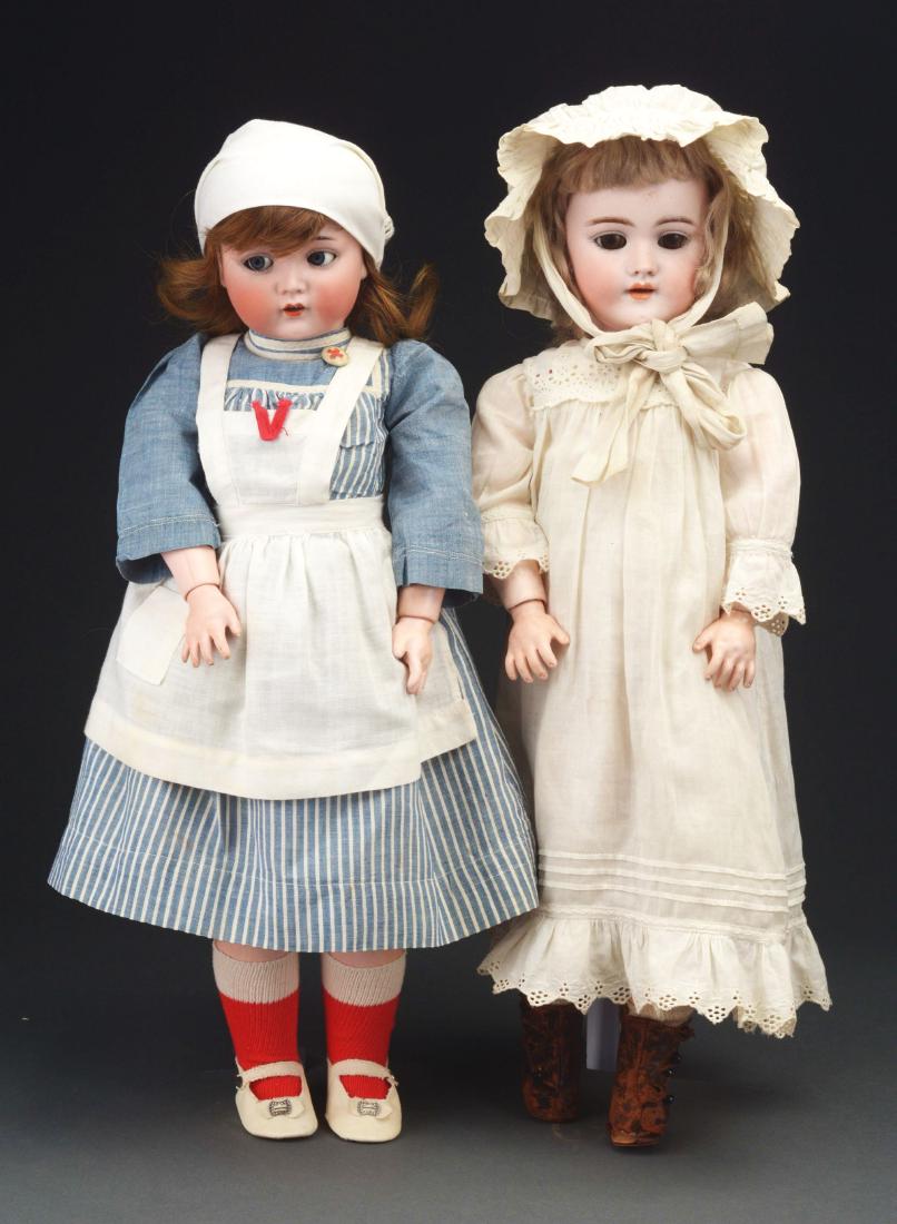 Lot of 2: K*R 117N and H.H.109 Character Dolls.