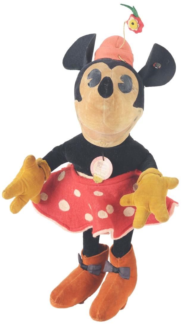 German Steiff Walt Disney Minnie Mouse Doll.
