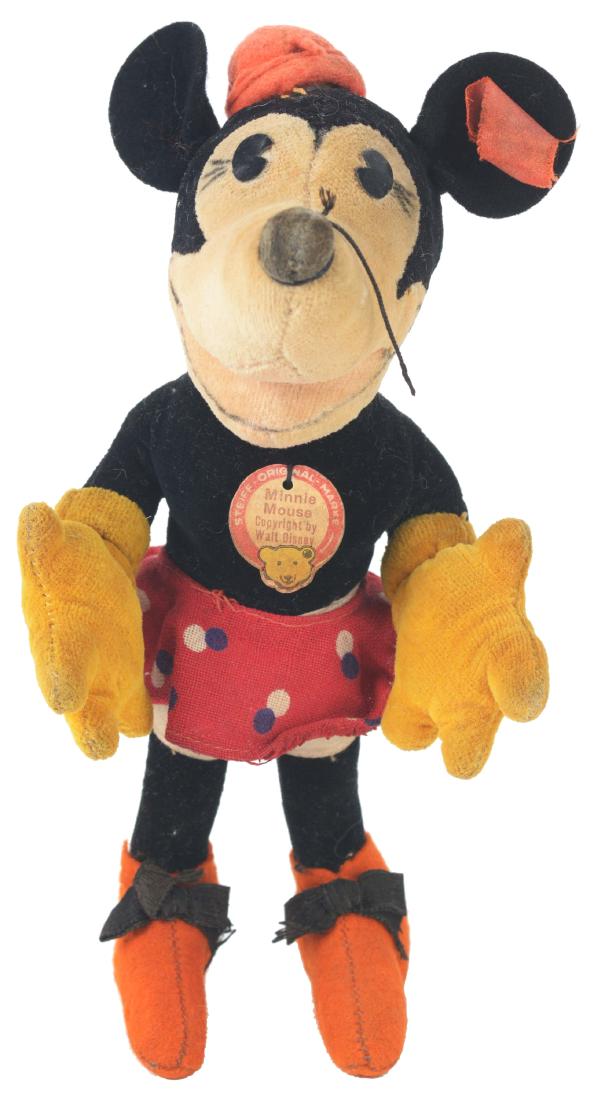 German Steiff Walt Disney Minnie Mouse Doll.