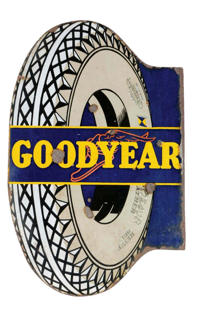 Goodyear Porcelain Sign with Tire Graphic. - Apr 03, 2019 | Dan Morphy ...