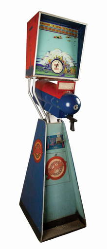 5¢ International Mutoscope Sky Fighter Arcade Machine.