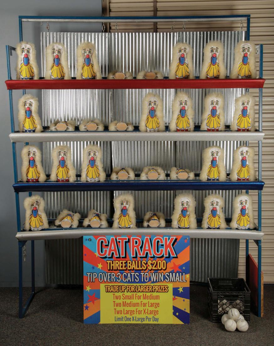 Cat Rack Carnival Arcade Game.