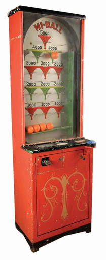 1¢ Exhibit Supply Co. Hi Ball Arcade Game.