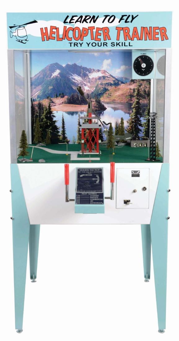 25¢ Amusement Engineering Co. Helicopter Trainer Arcade