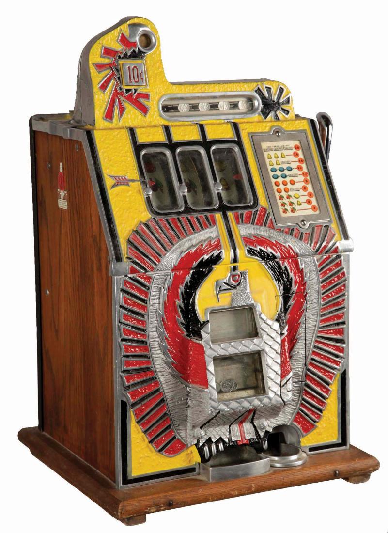**10¢ Mills Novelty Co. War Eagle Slot Machine.