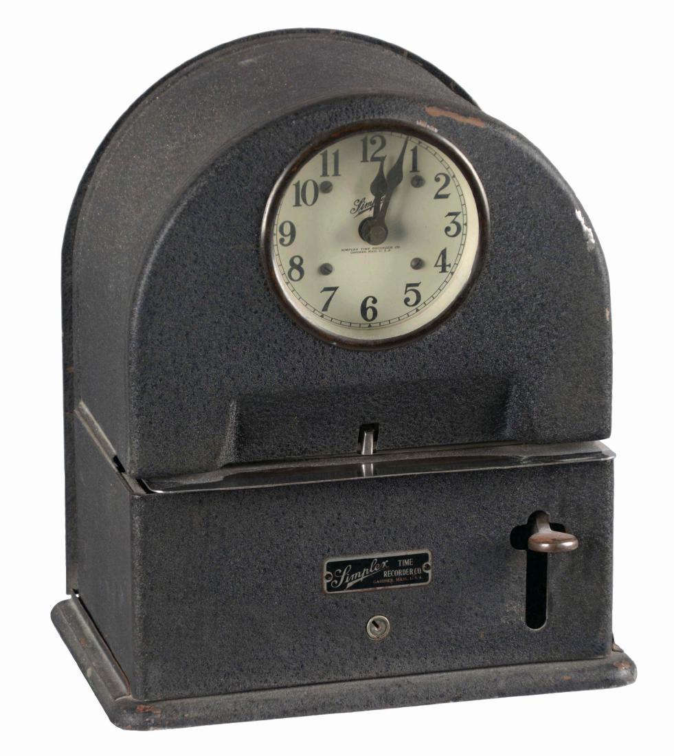 Simplex Time Recorder.