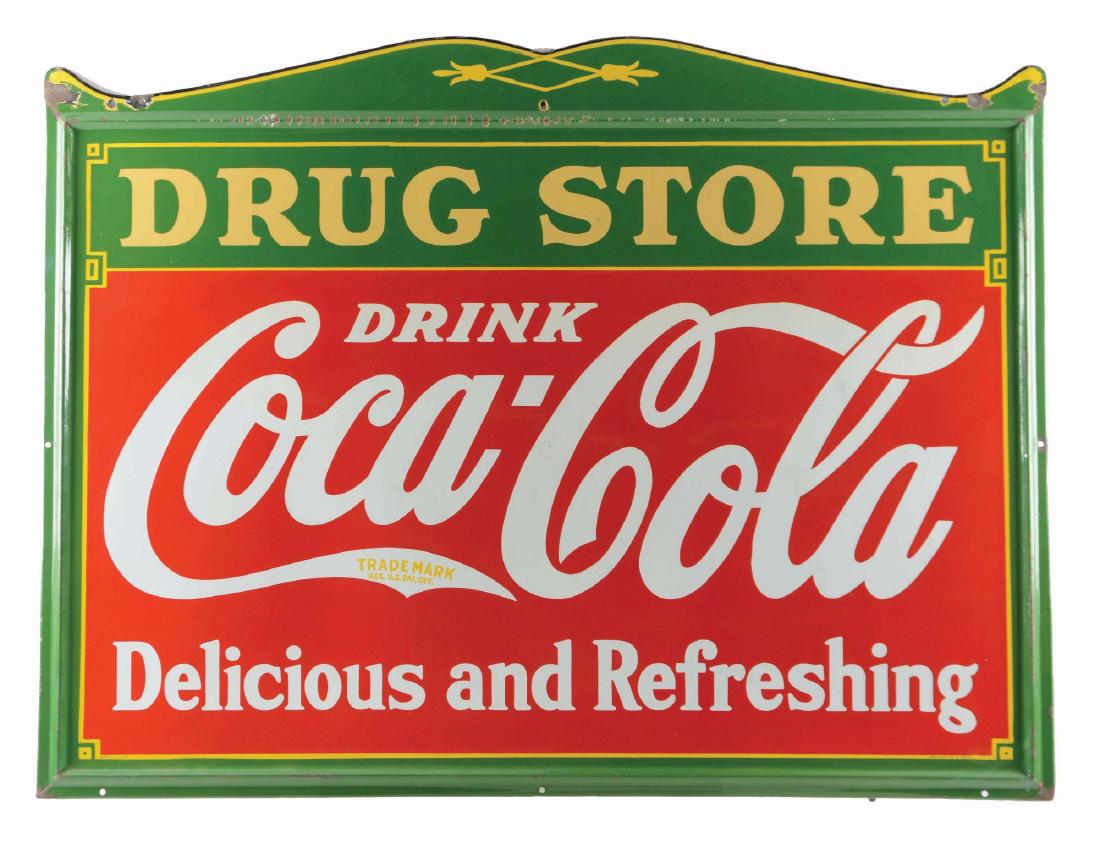 Coca-Cola Drug Store Porcelain Sign. - Apr 14, 2019 | Dan Morphy ...