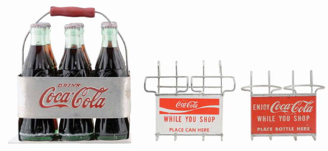 1960's Coca Cola Two Bottle Carrier