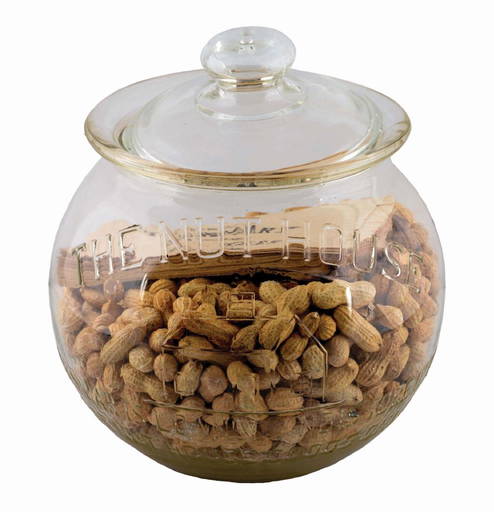 Large Fishbowl Nut Jar.