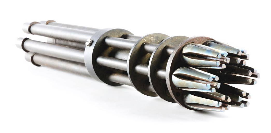 General Electric M134 Minigun Barrel Set With Clamp.