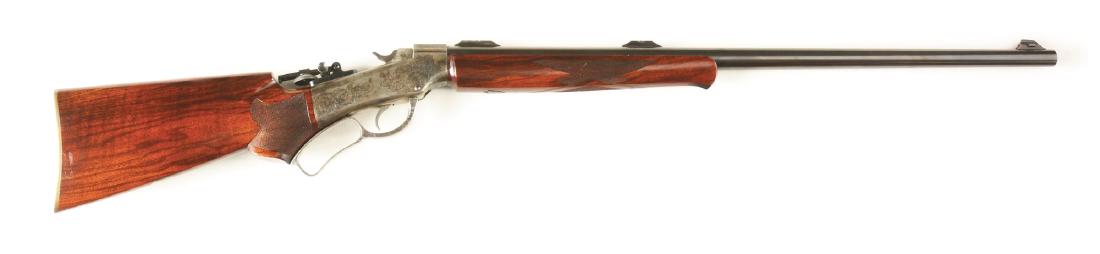 (a) Ballard Custom Single Shot Rifle By John Oberlies.