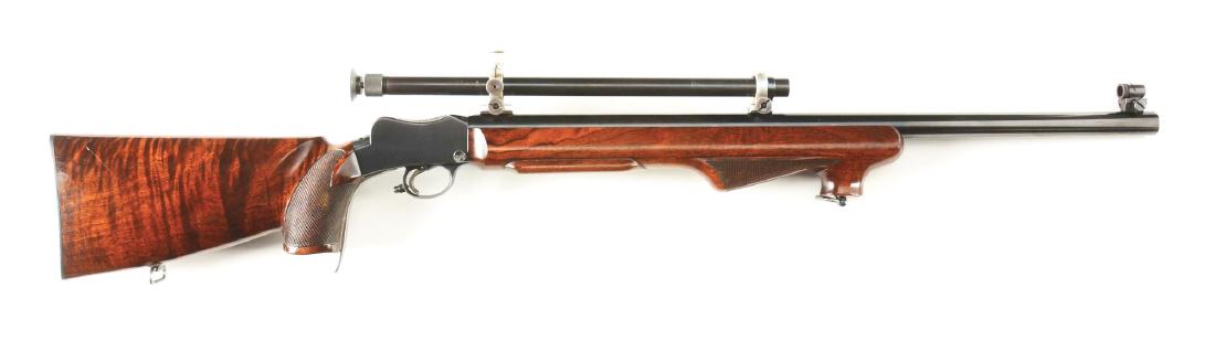 (c) Bsa Custom Single Shot Rifle With Tube Sight Made