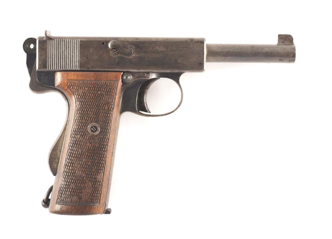 (C) RARE WEBLEY & SCOTT .455 WEBLEY AUTO SEMI-AUTOMATIC