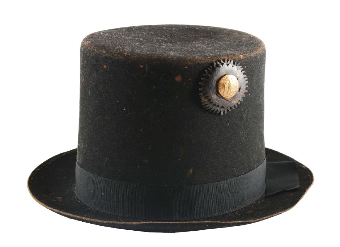 War of 1812 Navy Officer's Round Hat.