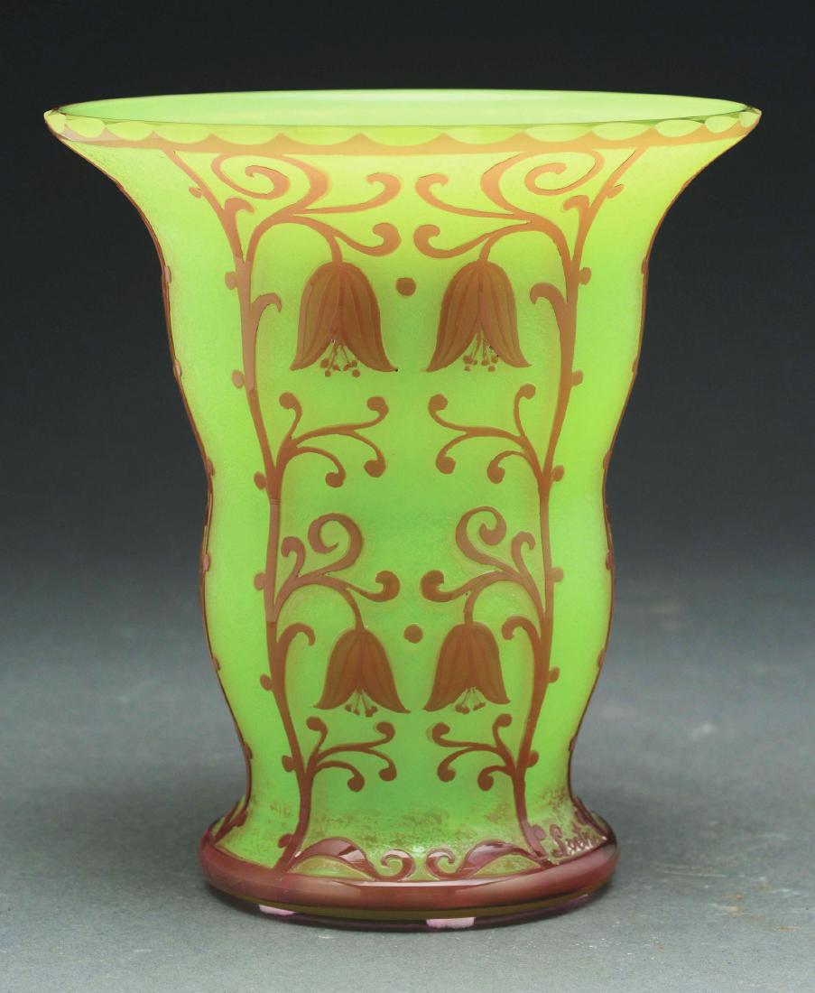 Loetz Cameo ACB Vase. - Jun 18, 2019 | Dan Morphy Auctions in PA