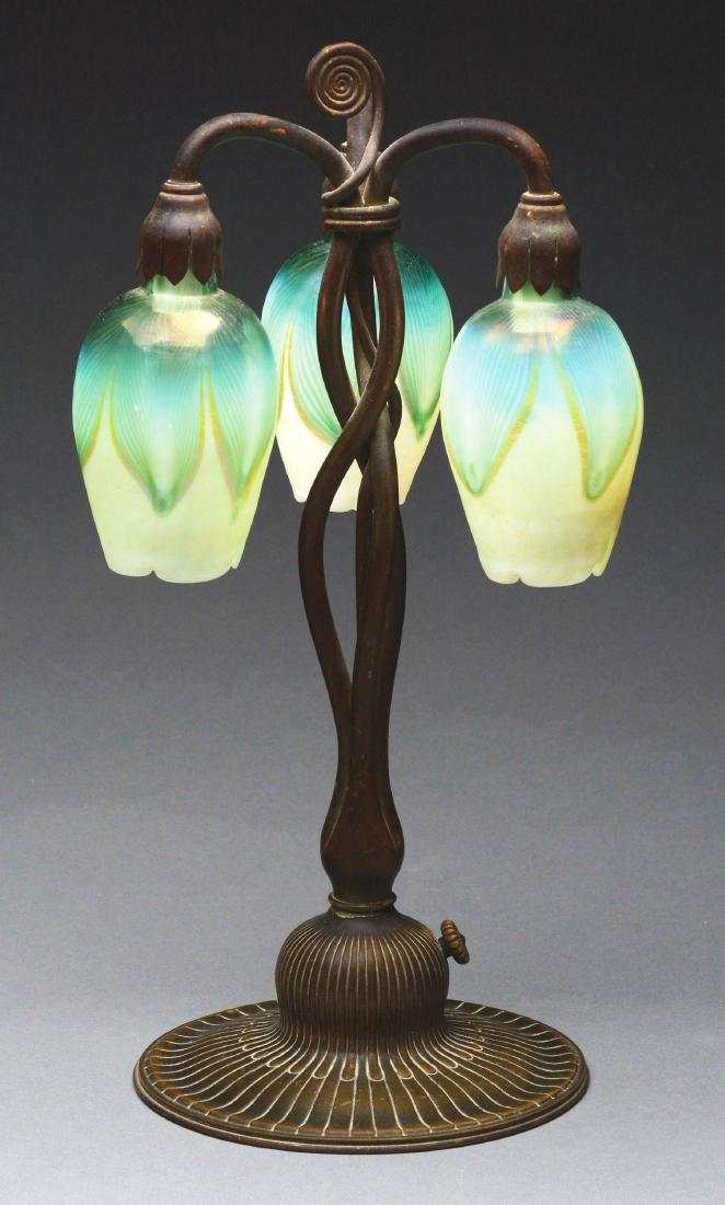 Tiffany Studios Three-Light Tulip Lamp. - Jun 18, 2019 | Dan Morphy ...