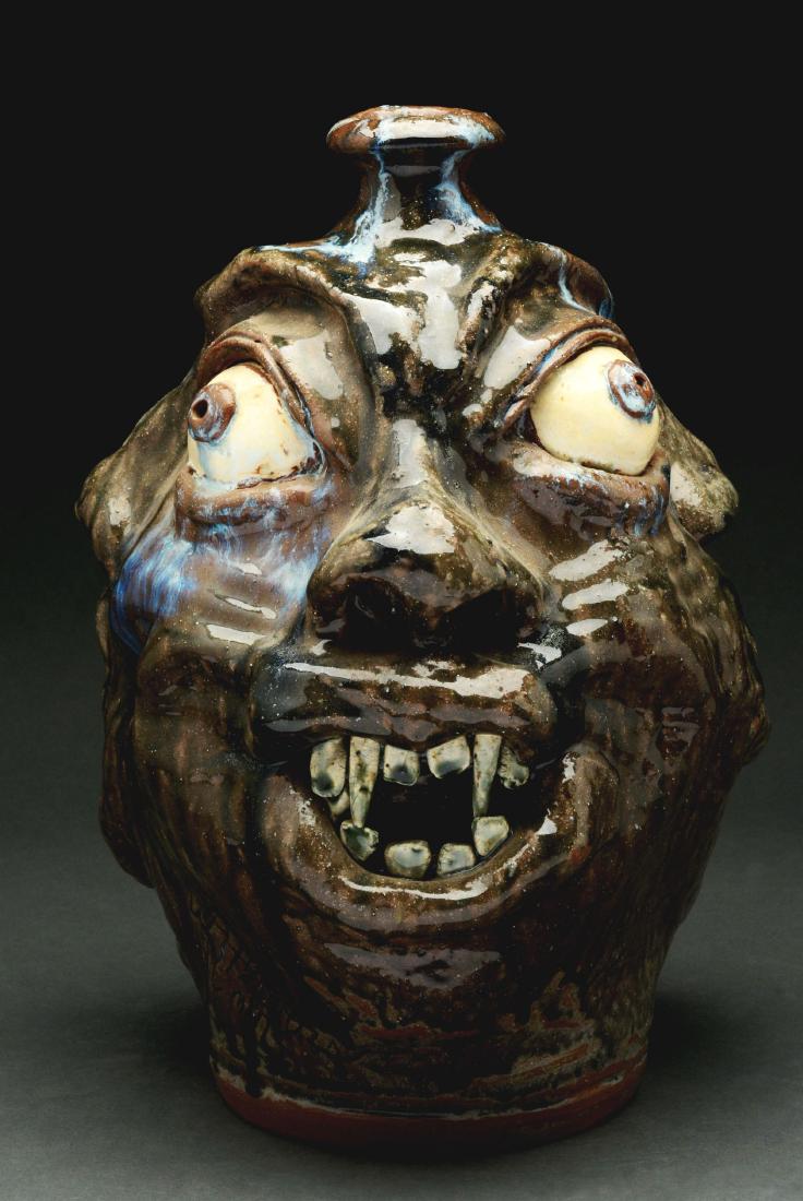 Large 3-Headed Ugly Jug Vase. - Jun 18, 2019 | Dan Morphy Auctions in PA