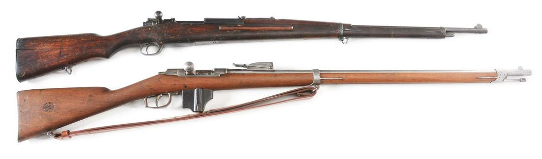 (c) Lot Of 2: Siamese Mauser And Dutch Beaumont Bolt