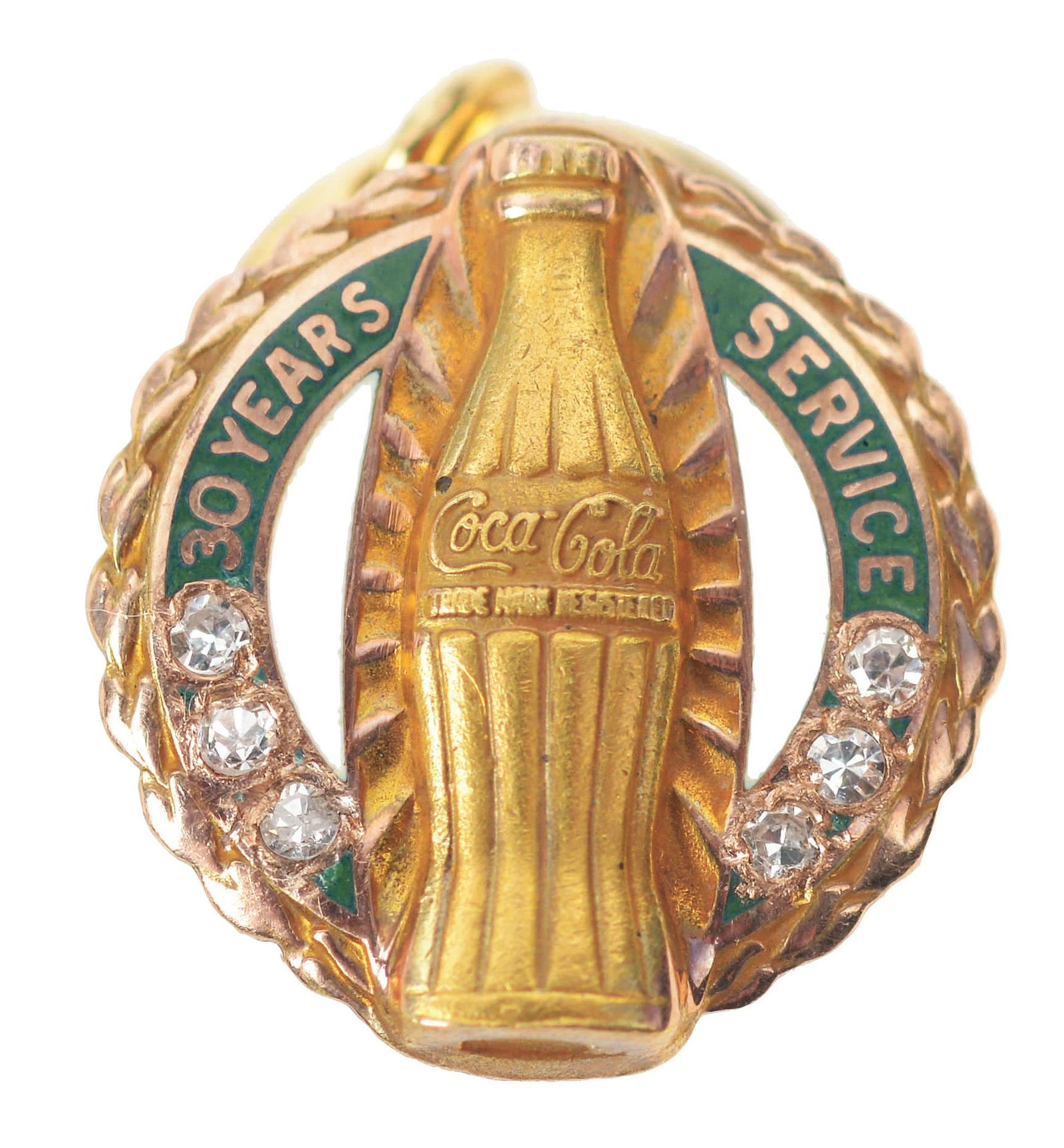 Coca Cola 30 Year Service Pin / Tie Tack.