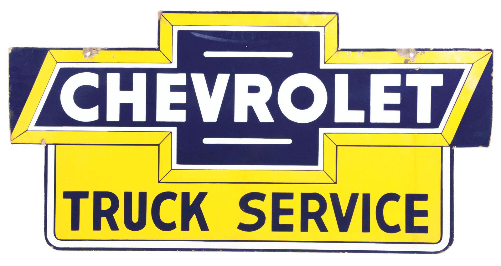 Rare Chevrolet Truck Service Die Cut Porcelain Sign. - Oct 06, 2019 ...