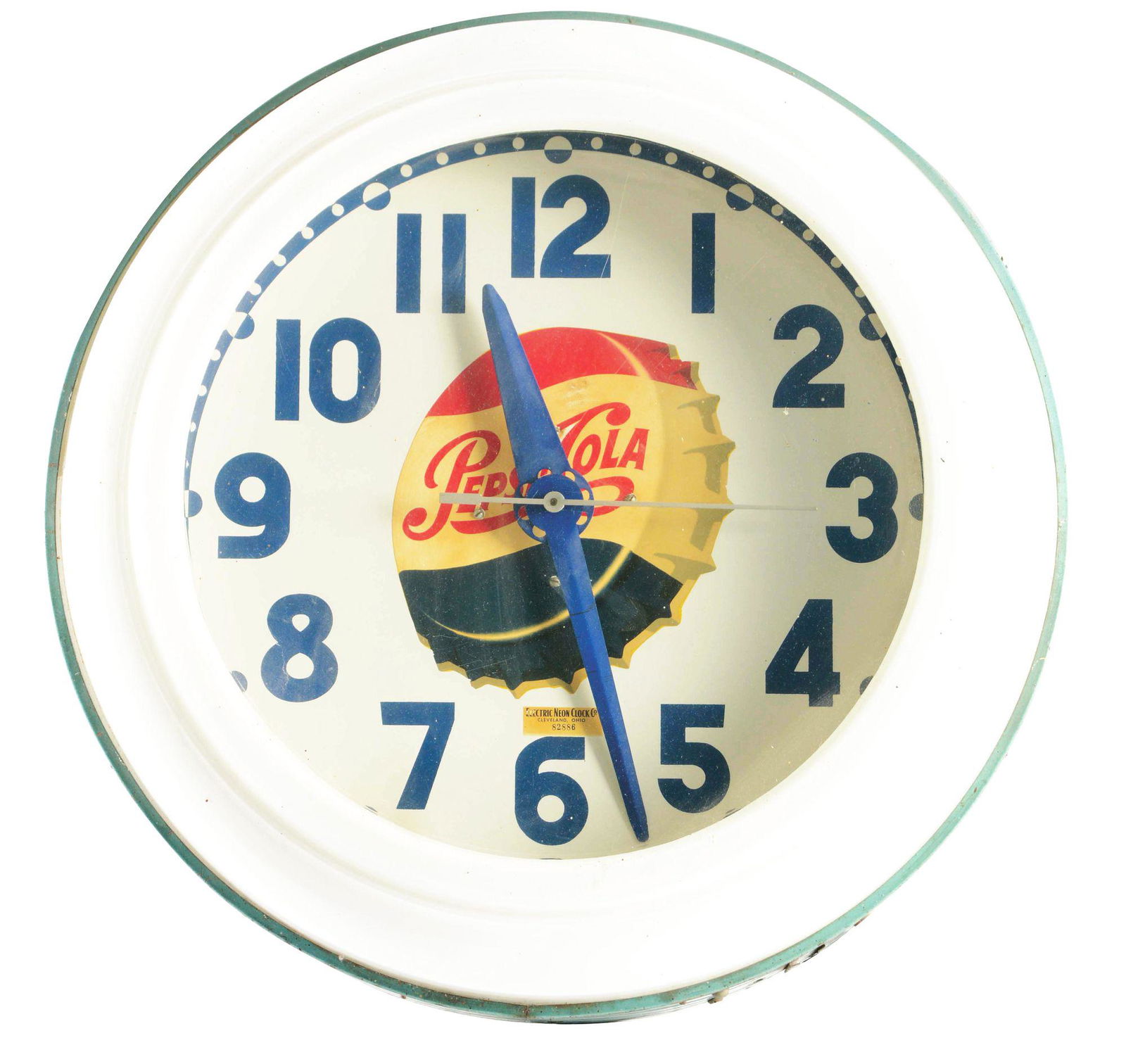 Pepsi Cola Cleveland Electric Neon Clock W/ Bottle Cap - Oct 07, 2019 ...