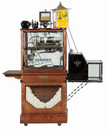 Holcomb & Hoke Popcorn Machine.