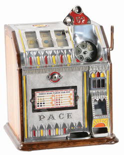 5¢ Pace "harrah's" Slot Machine.